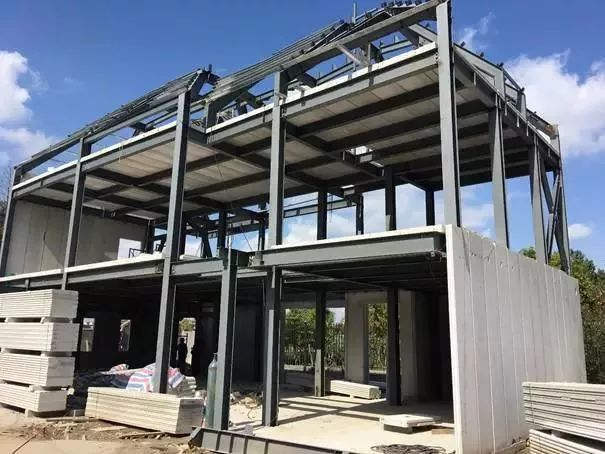 Steel structure + AAC Panel Prefabricated Villa Case Introduction ...